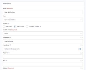 Step-by-Step Guide: Sending a Gravity Forms Notification to the User - Gravity Ranger